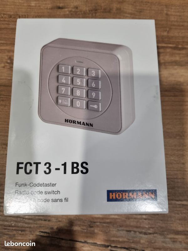 Digicode - Clavier à code sans fil Hormann FCT 3 BS neuf - Bricolage