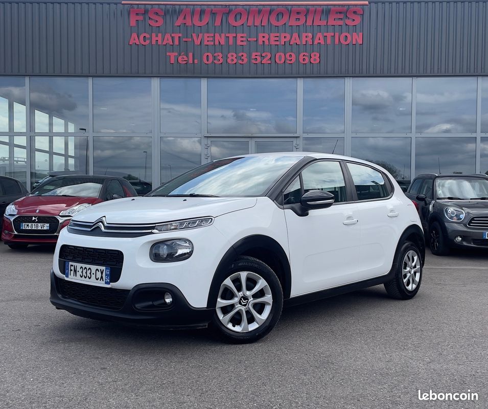 Citroen c3 bluehdi 100 ch s&s bvm feel business / gps / regulateur / clim / 2020 / 168682 kms ...