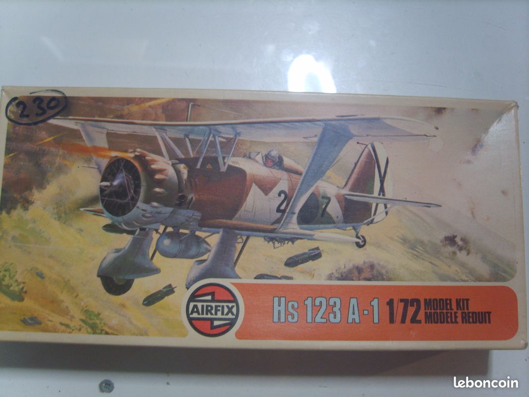 AIRFIX 1/72 Vintage Henschel Hs 123 A - Modélisme