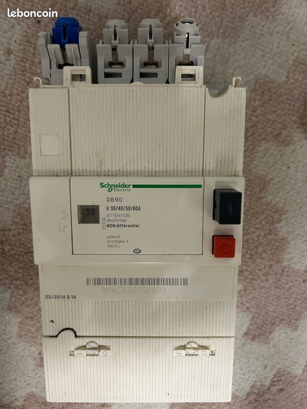 Disjoncteur général schneider db90 Terra - Équipements industriels