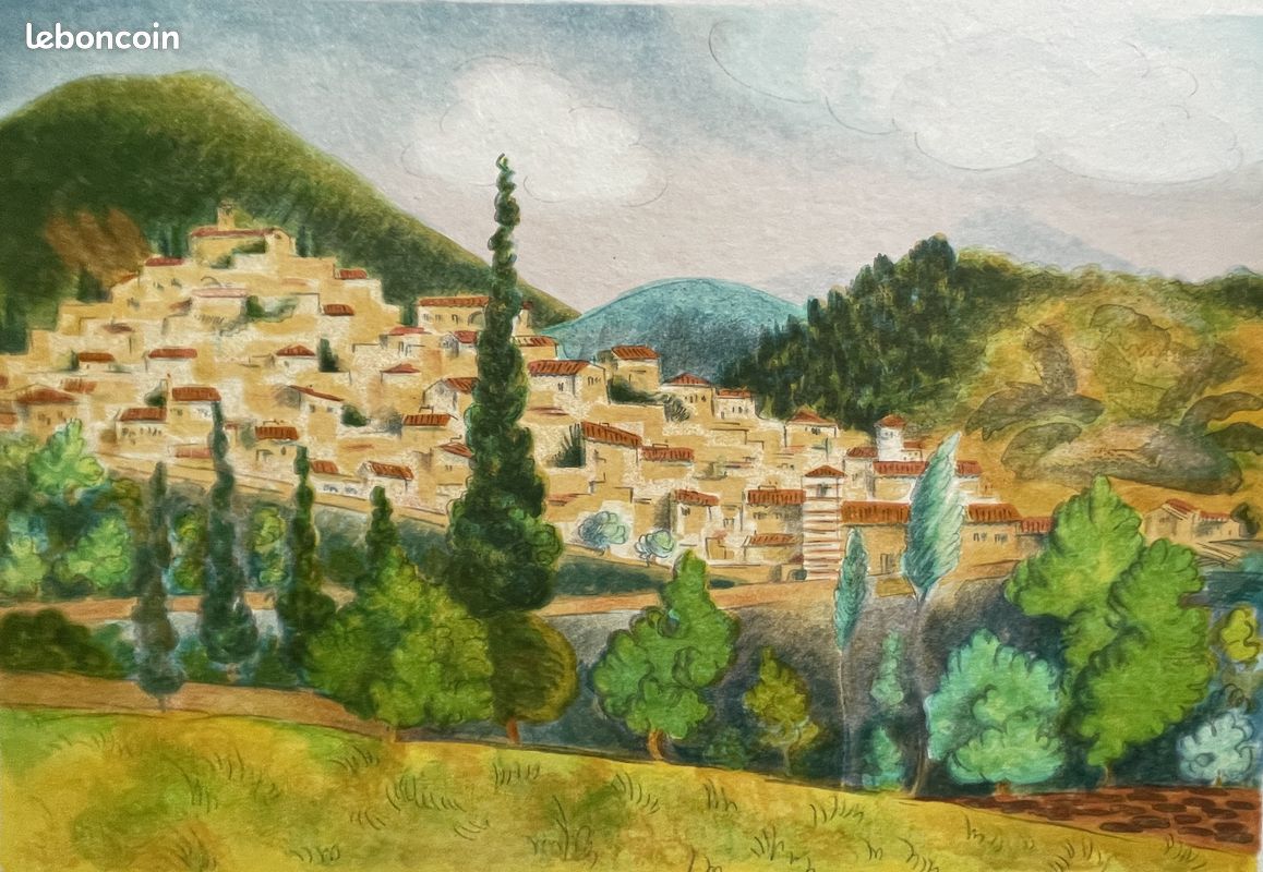 Marcel SALINAS (1913-2010) Lithographie originale signée (1980 ...