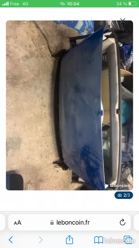 Capote 206 cc - Équipement auto