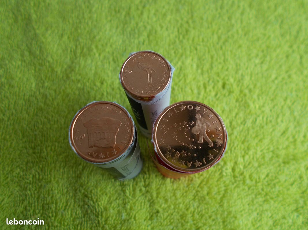 Pièces 1 2 5 cent Slovénie 2007 = 0,50 cent - Collection