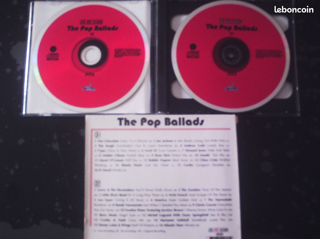2 DOUBLE CD (4 CD) THE POP et ROCK BALLADS (62 TITRES ORIGINAUX) - CD ...
