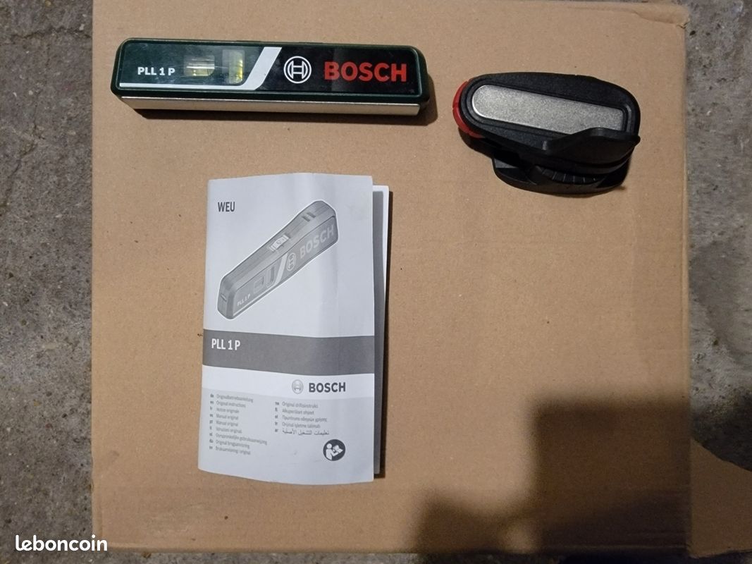 Niveau laser Bosch PLL 1P comme neuf - Bricolage