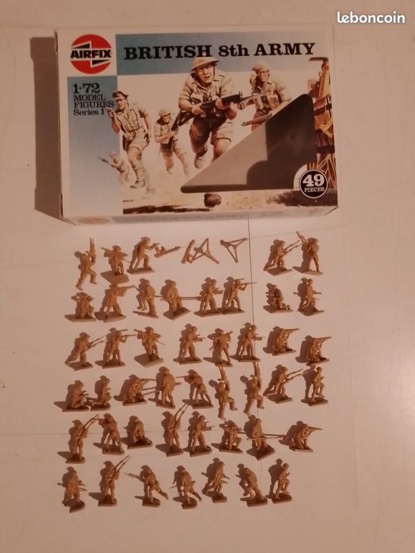 Soldats 1/72 British 8th Army - Jeux & Jouets
