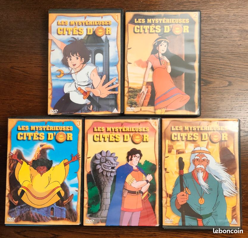 Les mystérieuses cités d'or (2001) DVD Complets volume 1 à 5 - DVD - Films