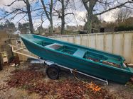 Barque pêche Armor Aviron 400 + remorque + moteurs - Nautisme