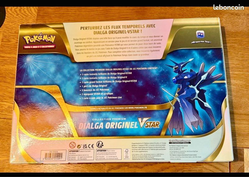 Coffret Pokémon Dialga originel de la collection premium V Star ...