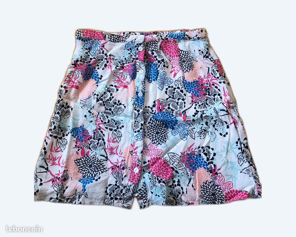 Jupe Naf naf taille 36 fluide, légère, multicolore - Vêtements