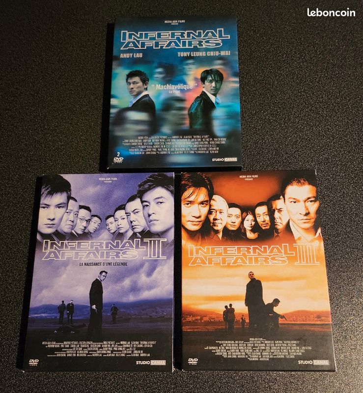 Trilogie Infernal affairs en dvd - DVD - Films