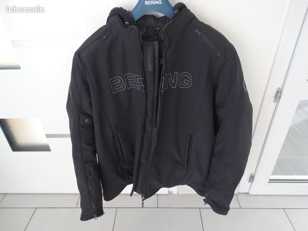 Blouson Bering Davis King Size Noir femme taille XL neuf avec dorsale ...