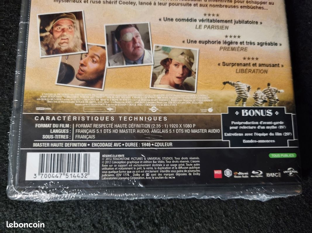 Blu-ray O'Brother / Les Frères Coen neuf sous blister - DVD - Films