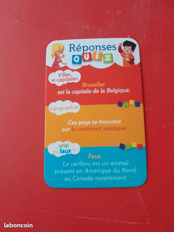 Les pays du monde - Mes cartes Quiz - Jeux & Jouets