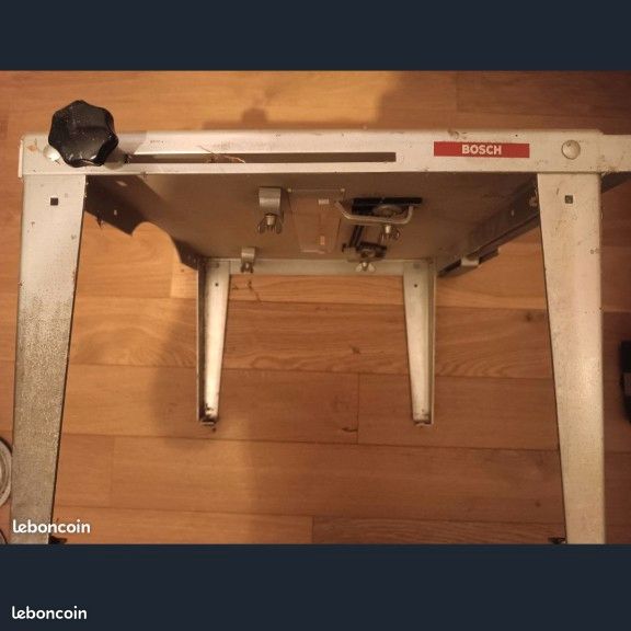 Ensemble ancien combi Bosh scie rabot ponceuse & table - Bricolage