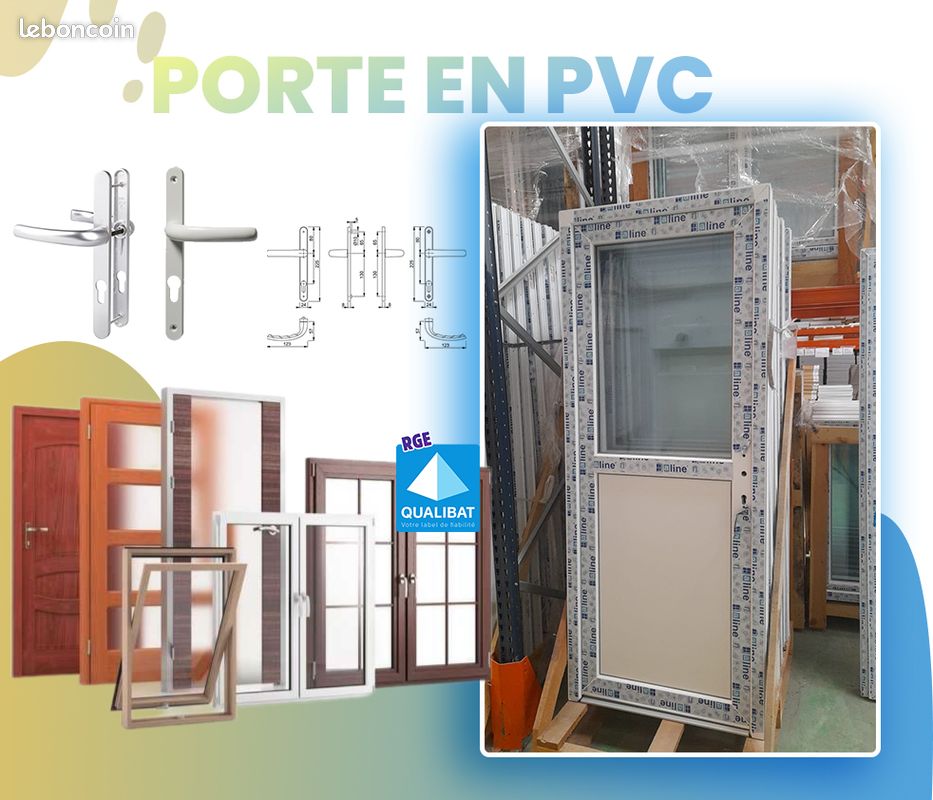 Porte en PVC et ALU Devis gratuit - Disponible immédiatement - Bricolage