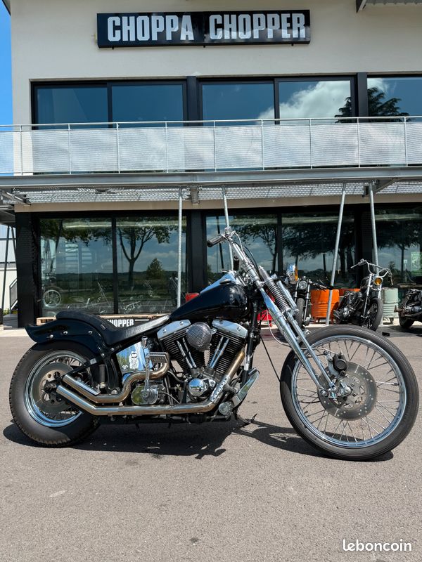 Harley Davidson softail FXSTS Springer look Chop 70's - Motos