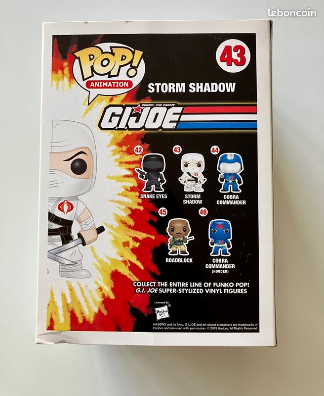 Funko Pop Storm Shadow #43 GI Joe - Jeux & Jouets
