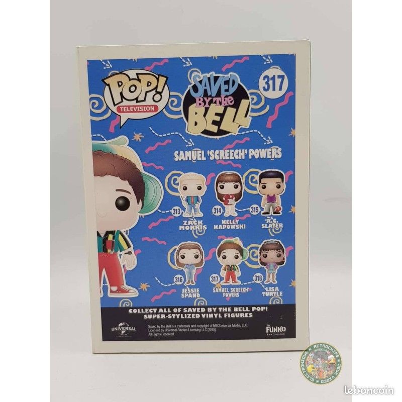 Funko POP 317 Saved By The Bell Samuel Screech Powers – TBE – Envoi 24 ...