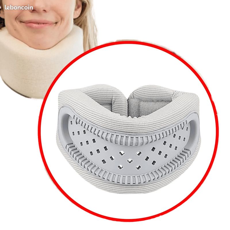 Orthèse cervicale compacte neuve pour soutien de la tête et du cou ...