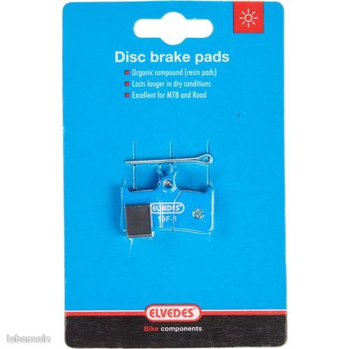 Plaquettes de freins organiques ELDEVES 6853 hope mono M4, shimano ...