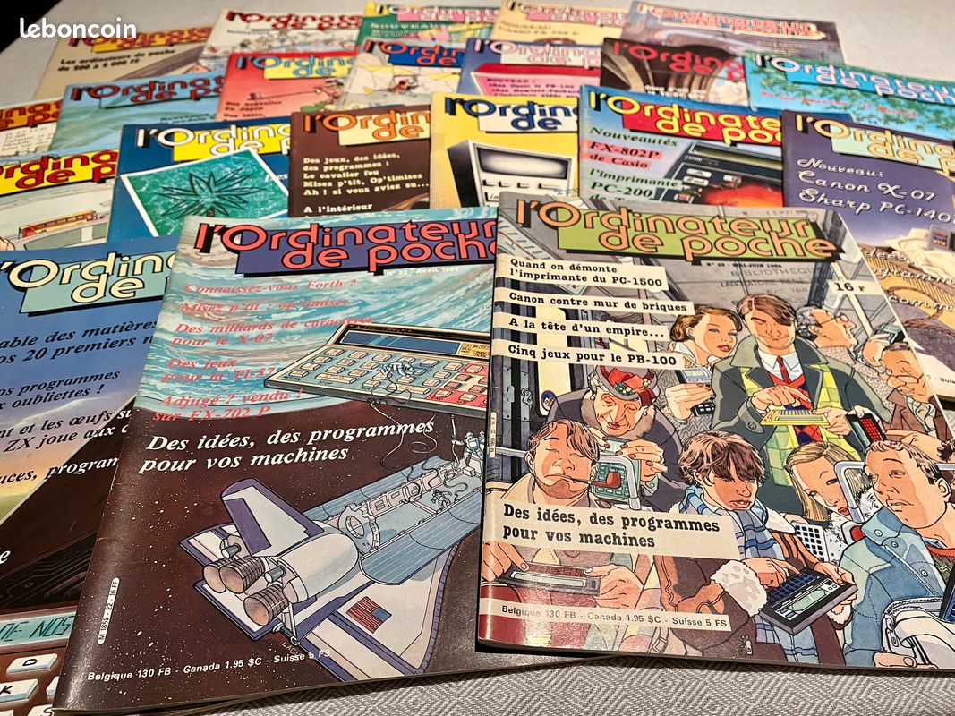 Collection complète magazine "L'Ordinateur de Poche" : 1981-1984 - 23 ...