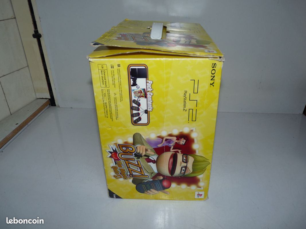 Boite vide console playstation 2 slim 70004 / pack buzz - Consoles