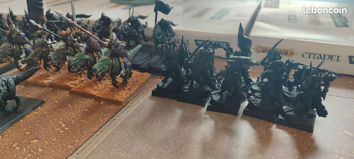 Armée ELFES NOIRS The Old World warhammer age of sigmar figurine ou ...