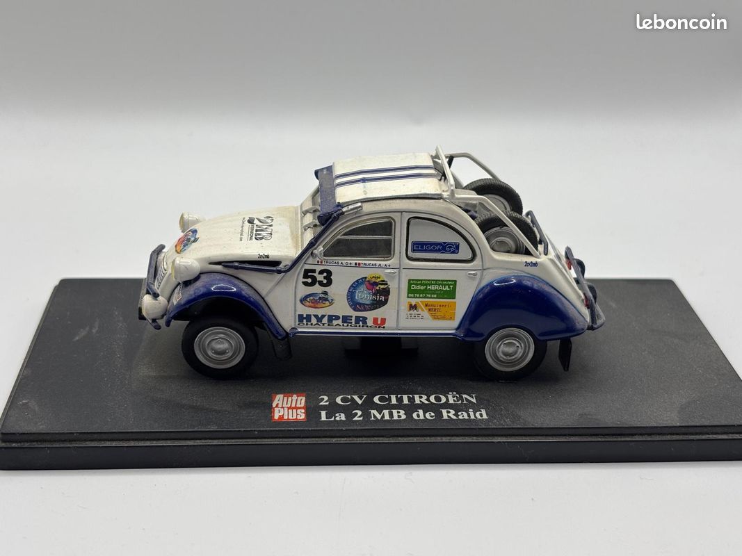 Citroën 2CV 2MB de Raid Eligor 1/43 – Auto Plus - Collection