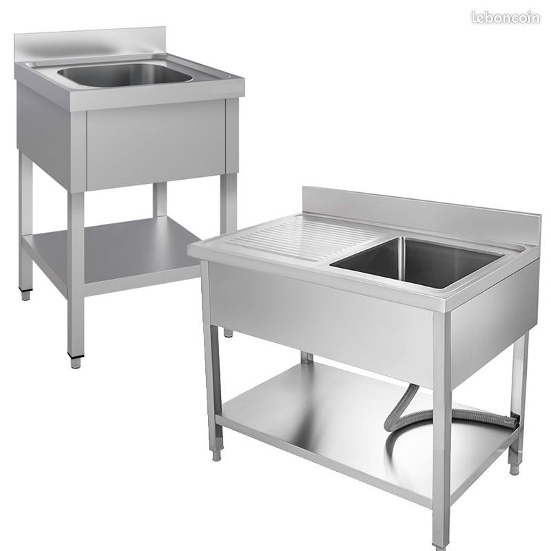 Table Inox et Plonge Professionnelle tout le mobilier Inox ...