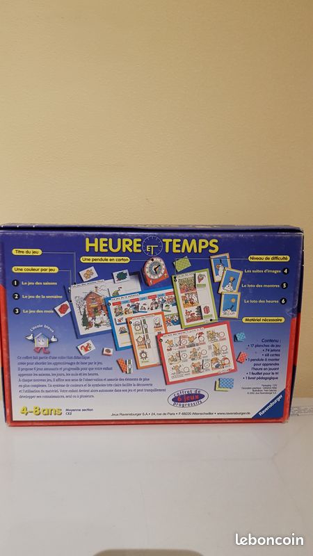 Jeu HEURE ET TEMPS - Jeux & Jouets