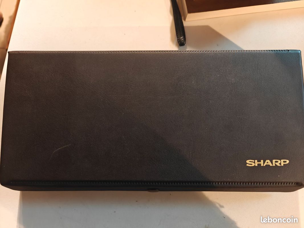 Pocket Computer SHARP PC-1212 + Interface CE-122 dans étui d'origine + manuels - Ordinateurs