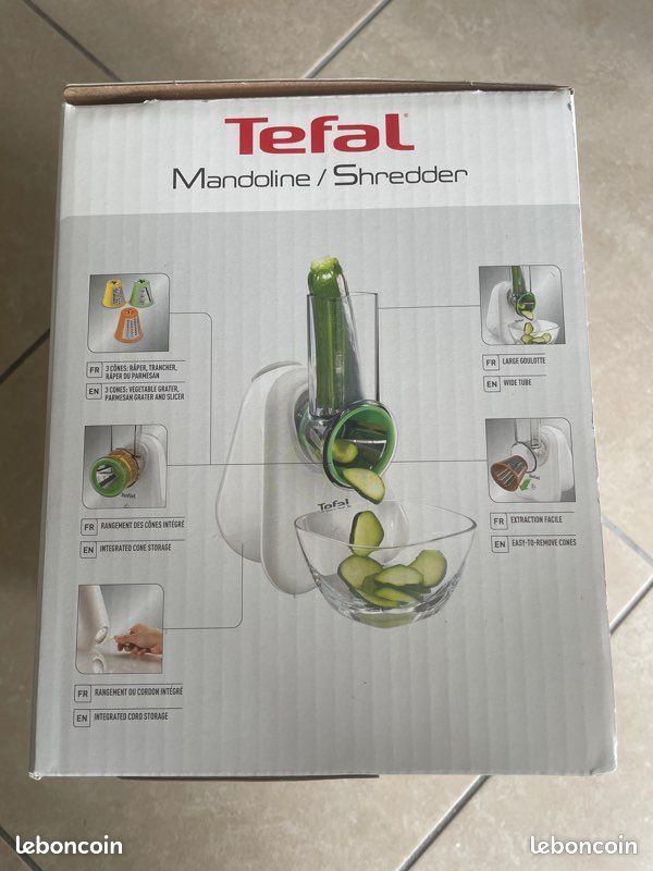 Tefal mandoline électrique shredder - NEUF SCELLE - Électroménager