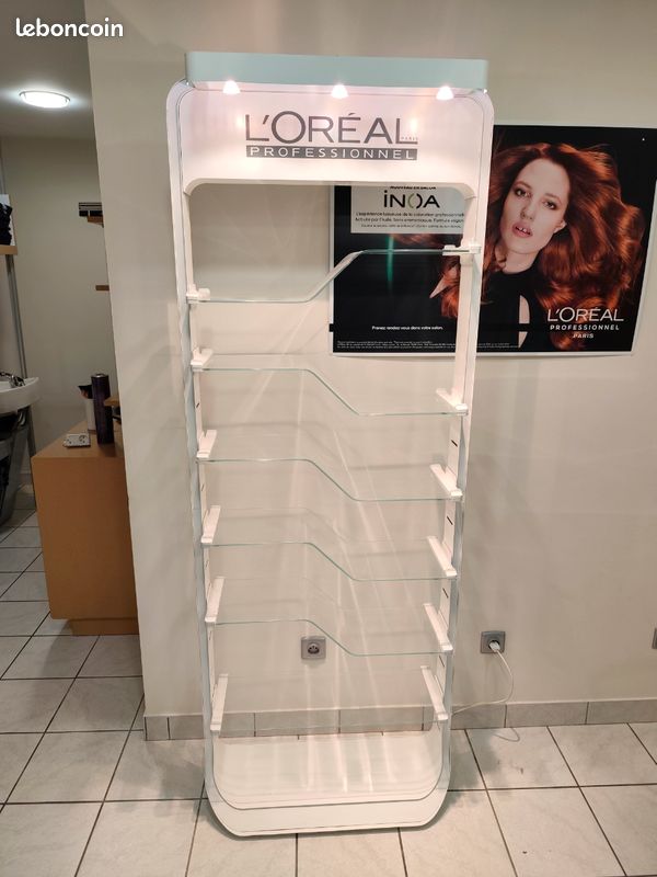 Présentoir Coiffeur L'Oréal avec Éclairage - Équipements pour commerces ...