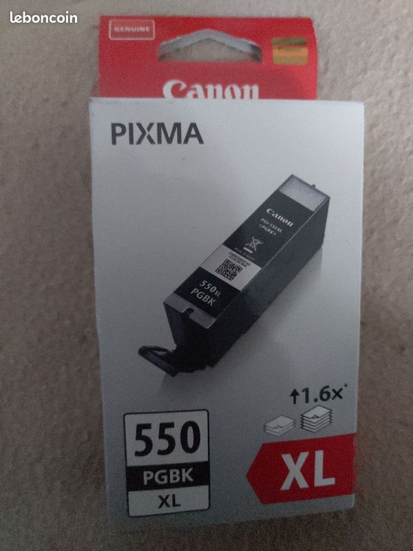 Cartouche d'origine neuve Canon pixma 550 pgbk xl - Équipements ...