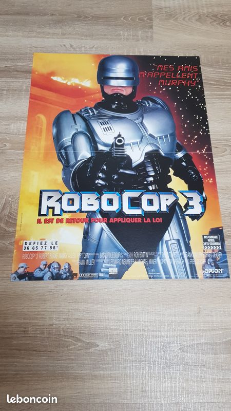 Affiche du film " Robocop 3 " - DVD - Films