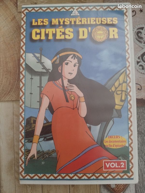 Vhs manga les mystérieuses cités d'or - DVD - Films