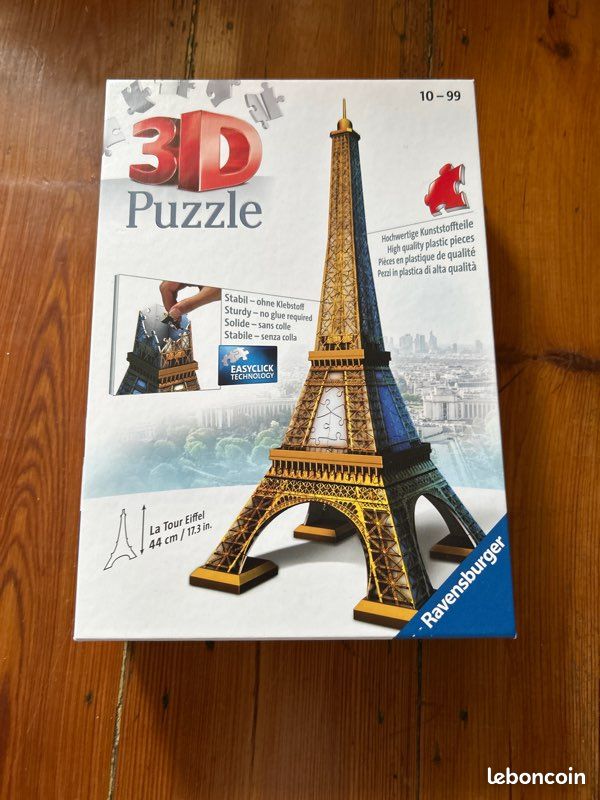 Puzzle 3D Tour Eiffel - Jeux & Jouets