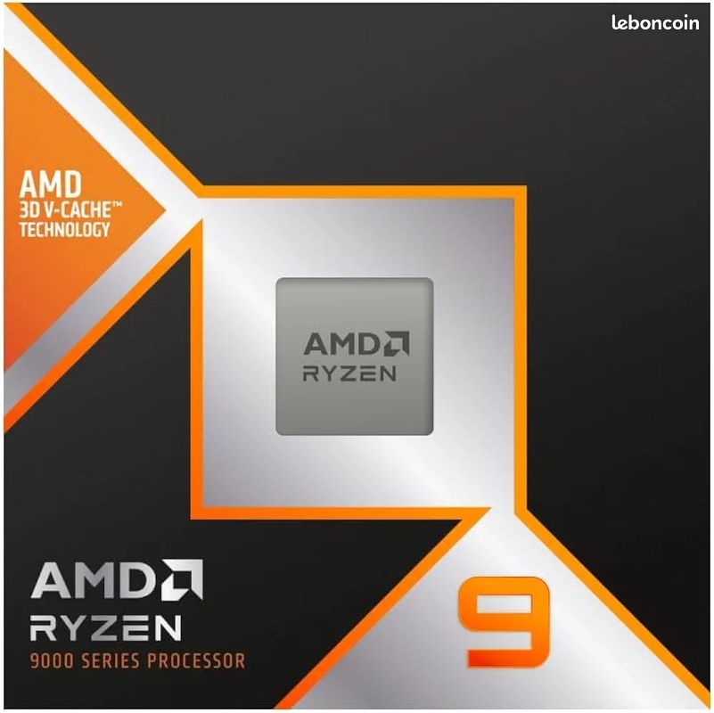 AMD Ryzen™ 9 9950X3D avec Technologie 3D V-Cache™, 16 cœurs/32 Threads ...