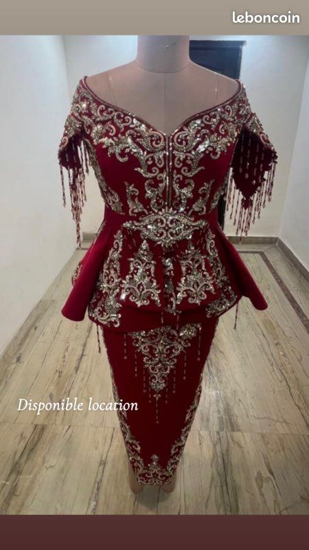 Karakou caftan takchita fergani robe soirée - Évènements