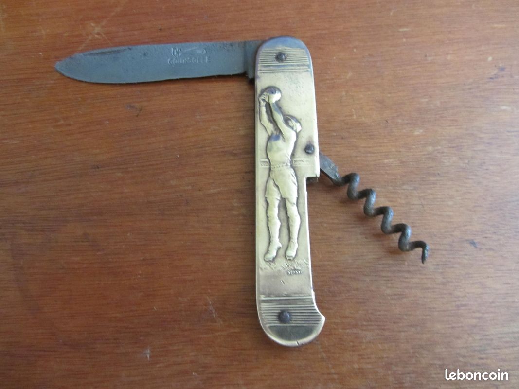 Canif figuratif Coursolle sports 1920/30 - Collection