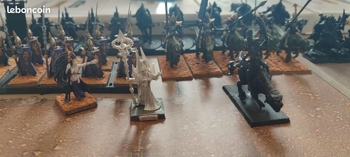 Armée ELFES NOIRS The Old World warhammer age of sigmar figurine ou ...