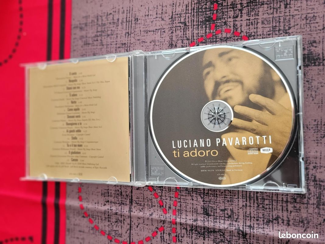 CD album Luciano Pavarotti Ti Adoro - CD - Musique