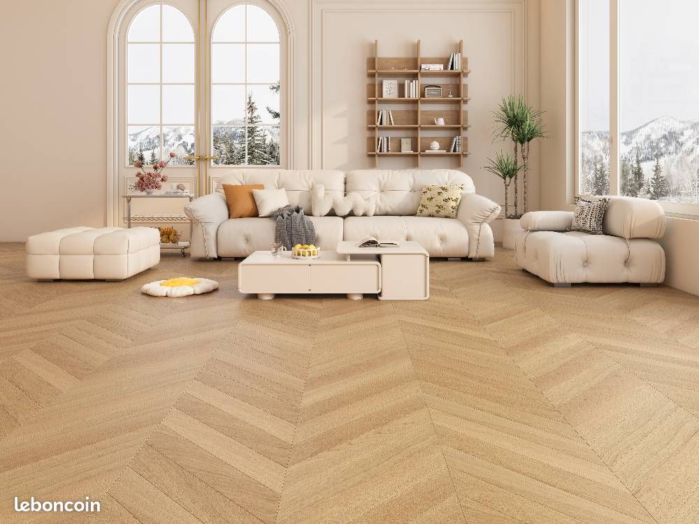 🌲 Parquet AB Premium – Chêne Européen Invisible Mat Point de Hongrie ...