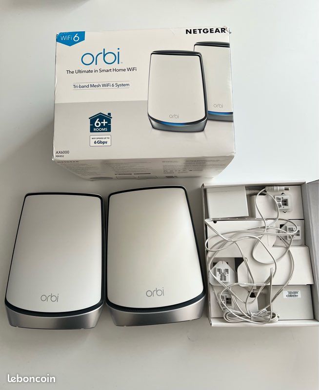 Orbi RBK852 AX6000 – Routeur (RBR850) + Satellite (RBS850) Wi-Fi 6 mesh ...