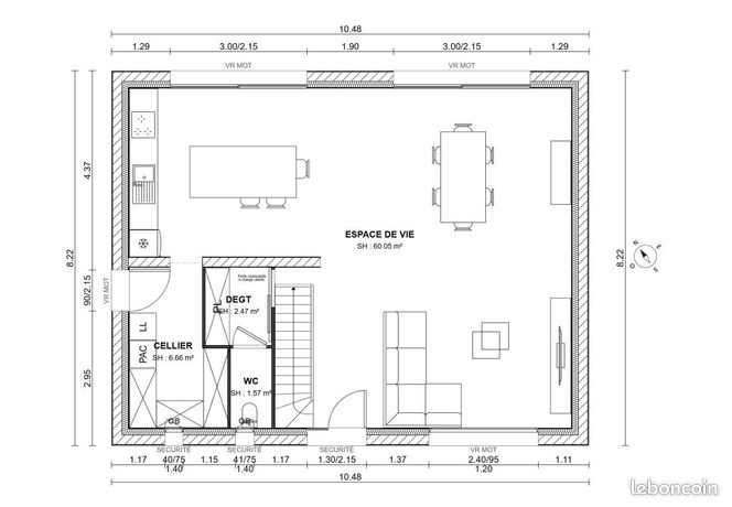 Maison à vendre et vente appartement Harnes (62440) - leboncoin
