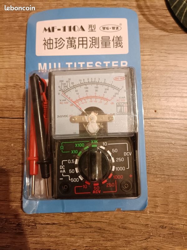 Multimètre analogique sans pile neuf - Bricolage