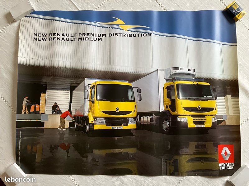 Poster Renault Trucks New Premium Distribution et New Midlum - Collection