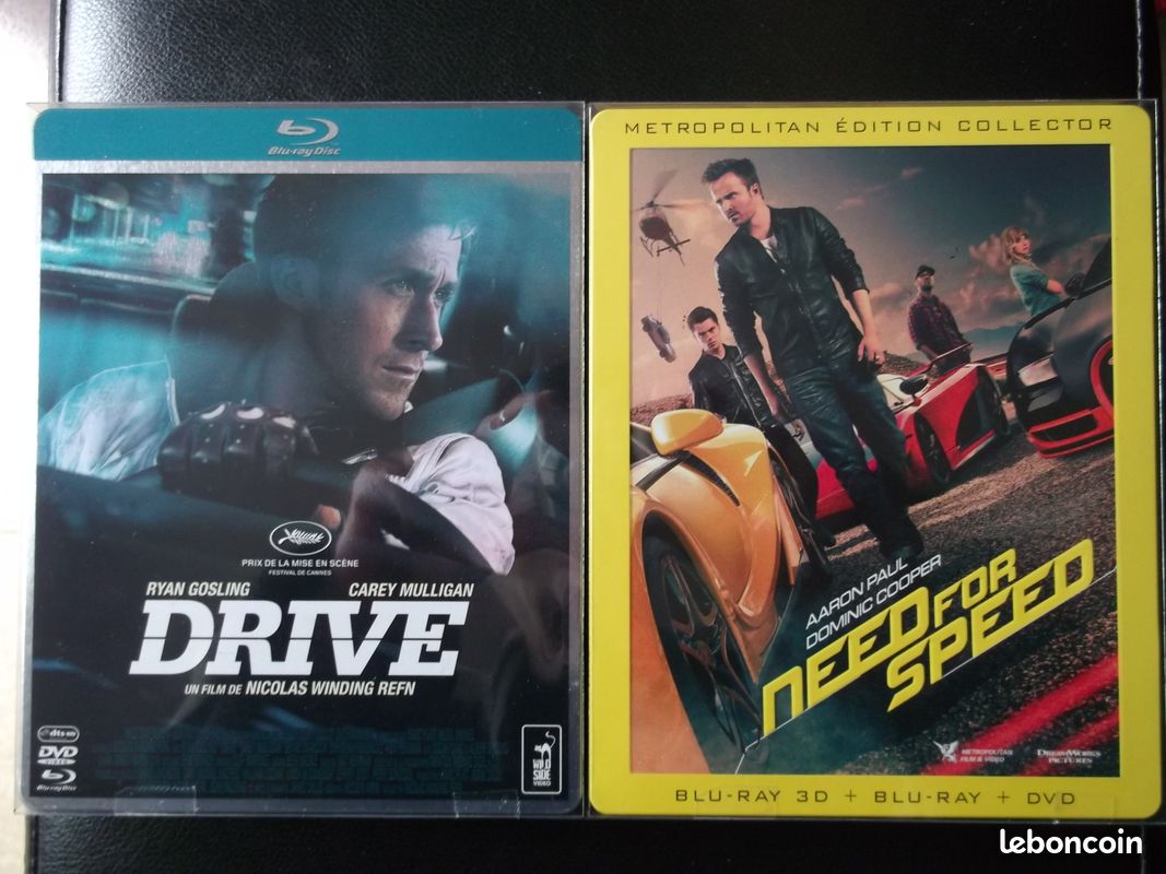 DRIVE + NEED FOR SPEED EDITIONS STEELBOOK COLLECTOR Blu-ray 3D+Blu-ray ...