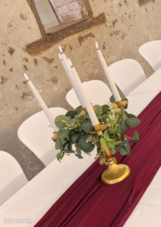 Chandelier or 5 branches - Services évènementiels